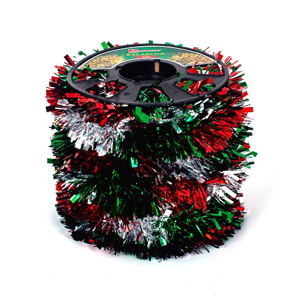 ROLLO ESCARCHA BOA MIXTA No.100 CON 20 M TRICOLOR – CasaGutza